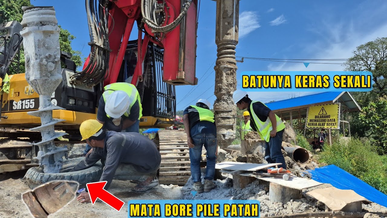 BATU JOMBA TERKINI !!! BORE PILE TERSIKSA DI BATU JOMBA,MATA BORE PILE ...