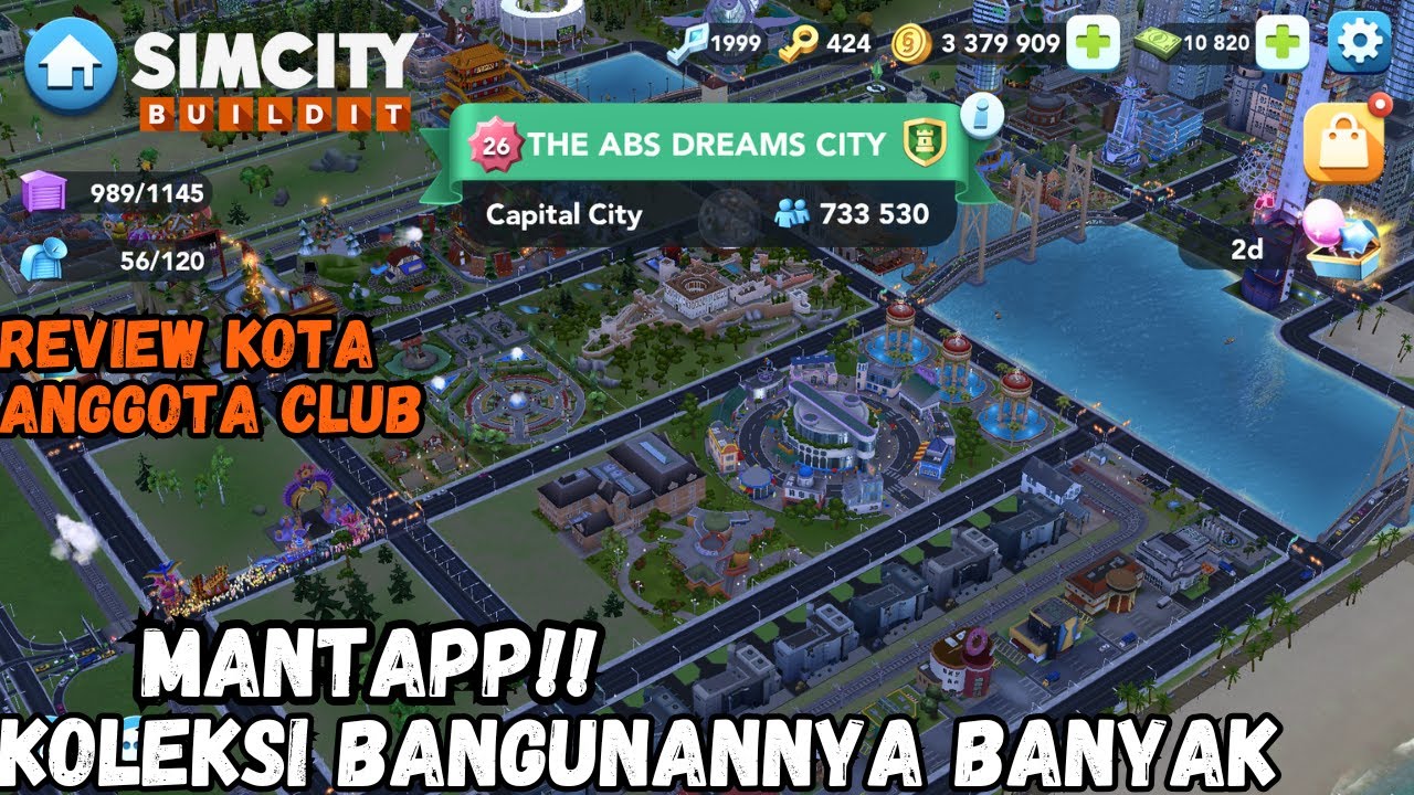 REVIEW KOTA ANGGOTA CLUB THE ABS DREAM CITY | KOLEKSI BANGUNANNYA SUDAH ...
