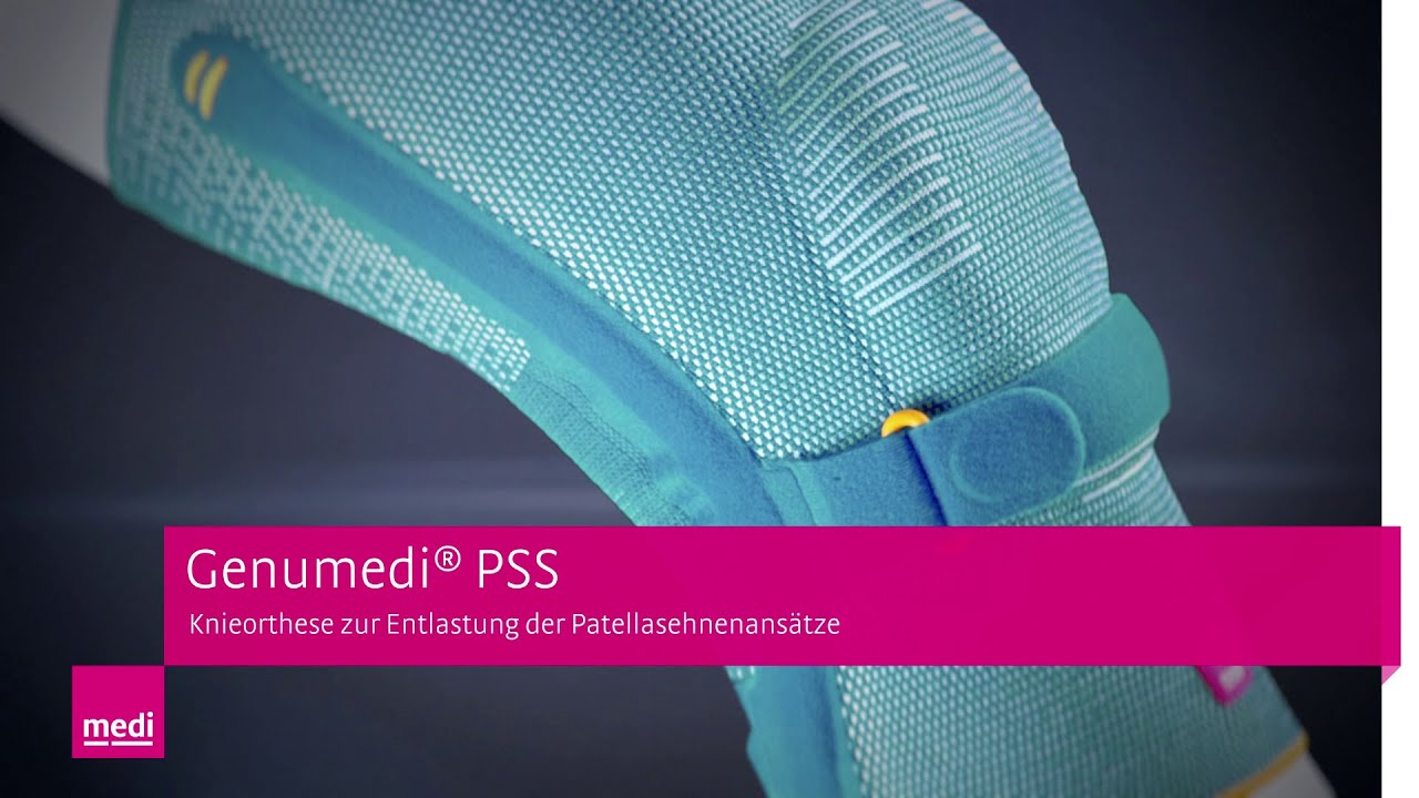Genumedi® PSS Kniebandage bei Patellaspitzensyndrom | medi - YouTube