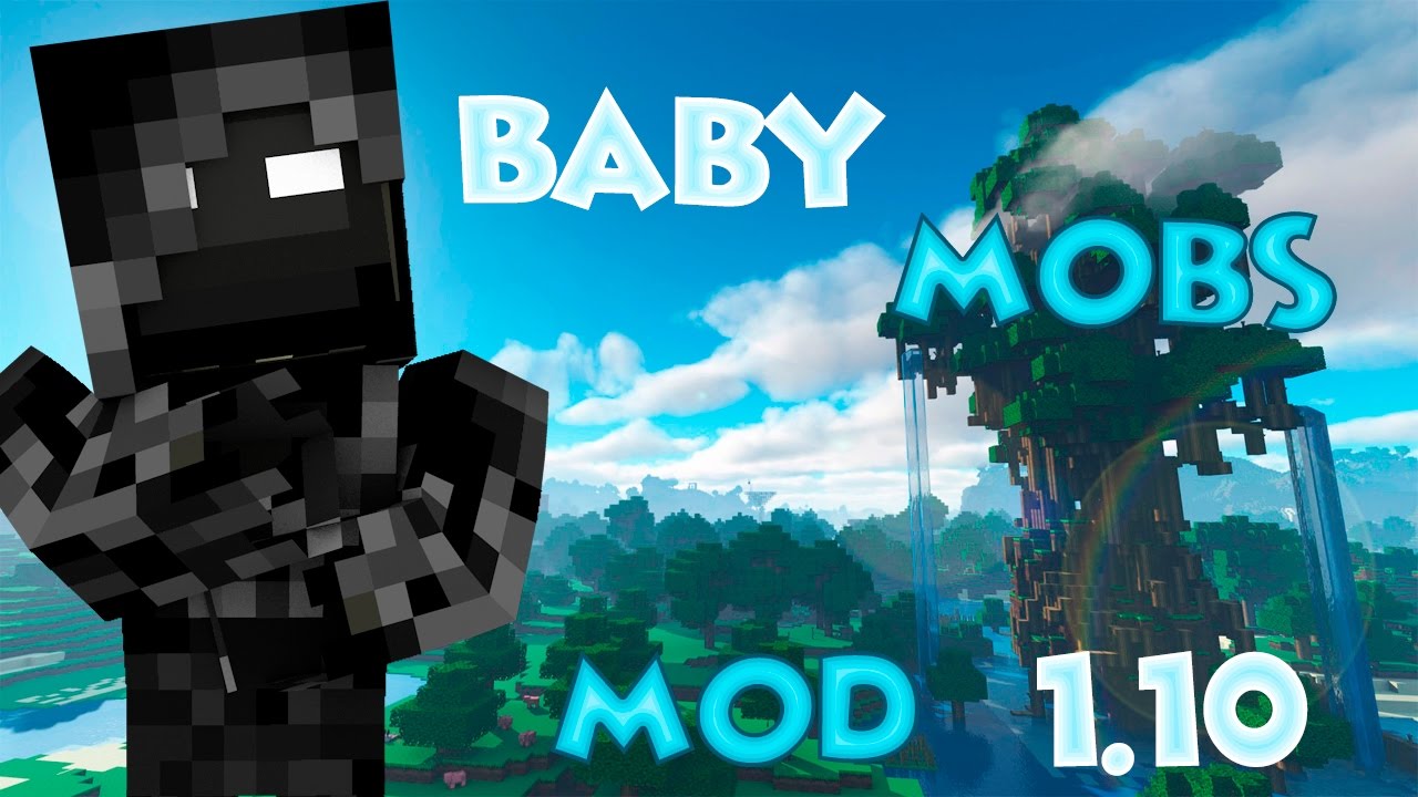 Baby Mobs Mod 1.10 | Los mobs Mas Cuquis y Ofensivos | Minecraft 1.10 ...