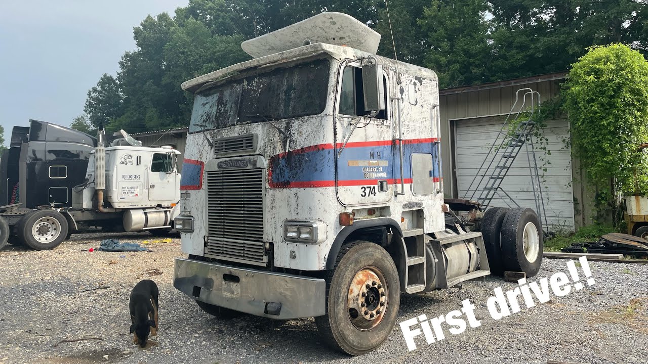 FREIGHTLINER CABOVER DRIVES FOR THE FIRST TIME IN 15+ YEARS..PLUS ...