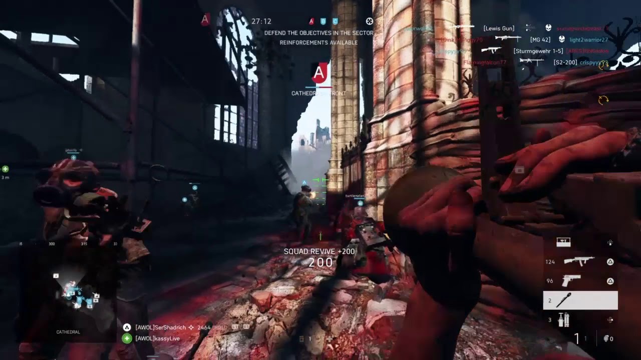 Must've hit enemy bombs - YouTube