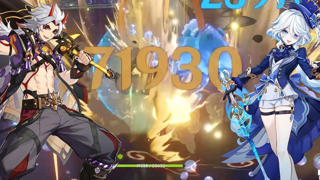 Itto and Furina Team Comp/Itto Triple Geo Team/Genshin Impact - YouTube