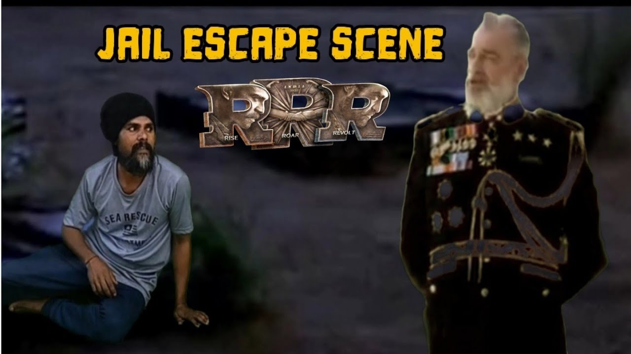RRR Jail escape scene funny edit | D Giri - YouTube