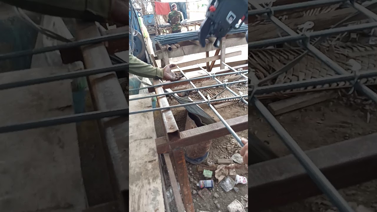 Alat ikat besi beton - YouTube