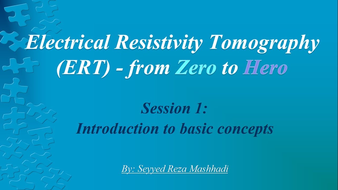 ERT - Session 1: Introduction to basic concepts - YouTube