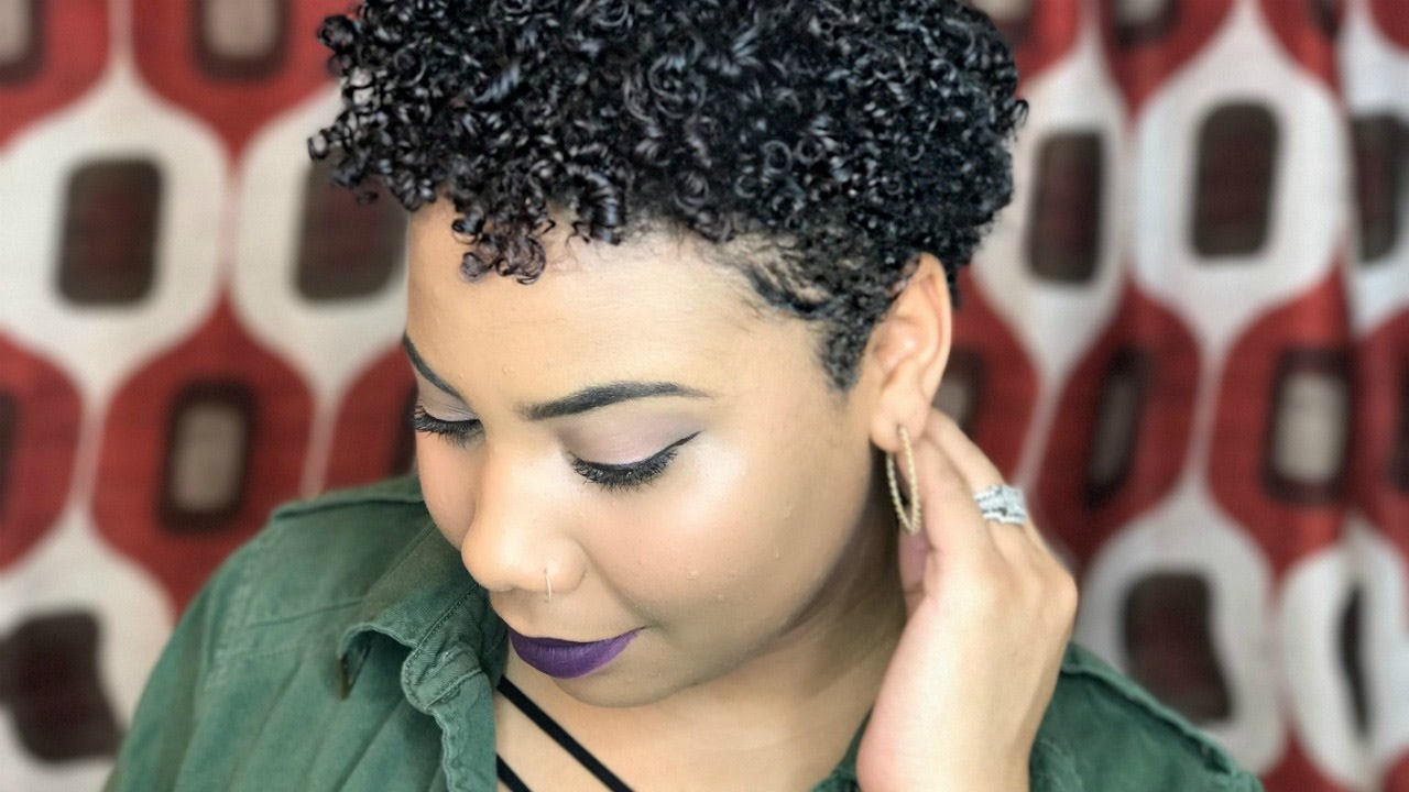 EXTREMELY DEFINED CURLS | Wash and Go Routine For Tapered Natural Hair ...
