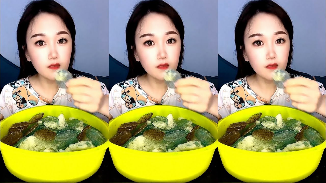 shaved ice eating - YouTube