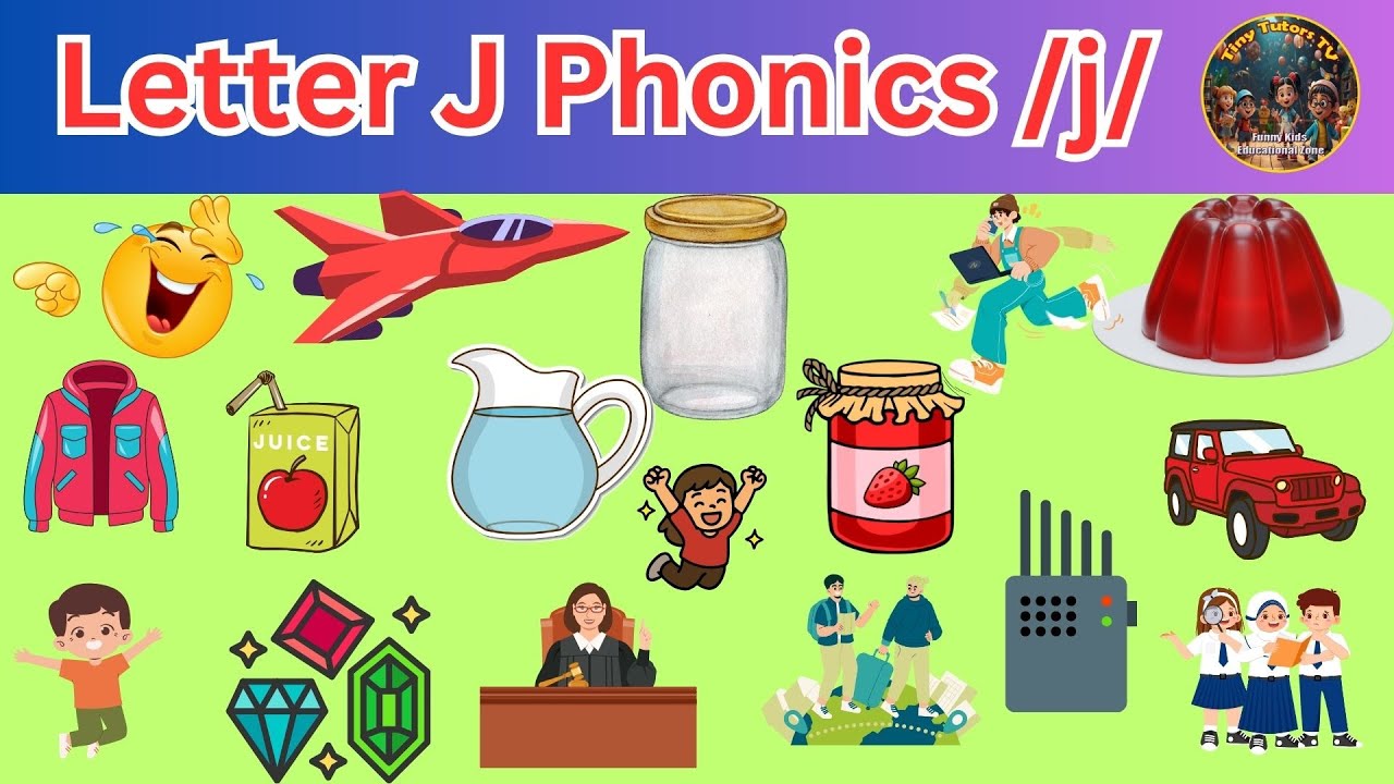 Learn Letter J Phonics | Fun ABC Learning for Nursery & Kindergarten ...