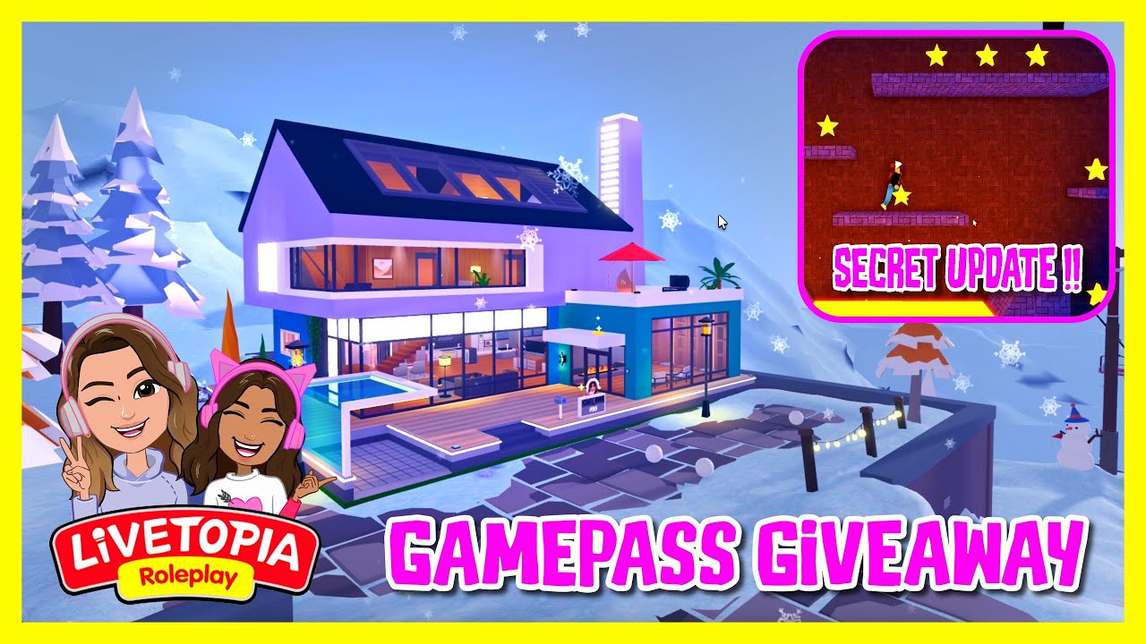 Livetopia House Secret 🎁 + GAMEPASS Giveaway!! ( ENDED ) | Livetopia ...