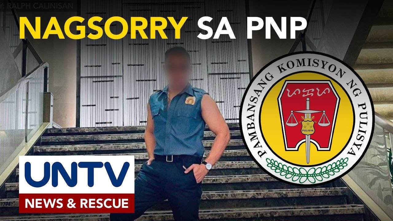 Lalaking nagsuot ng police uniform bilang costume, nag-public apology ...