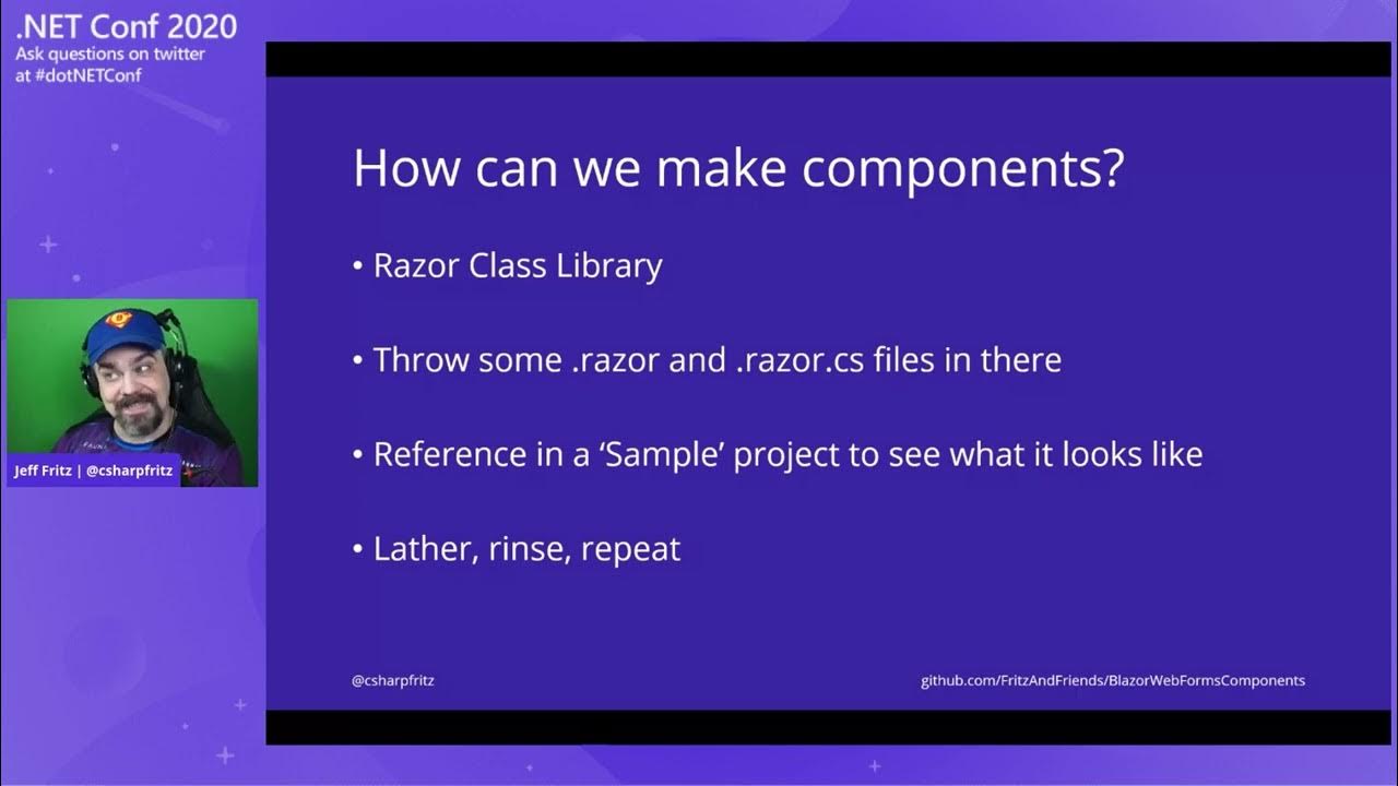 NET Conf 2020 From Web Forms to Blazor Introducing the Blazor Web Forms Components - YouTube