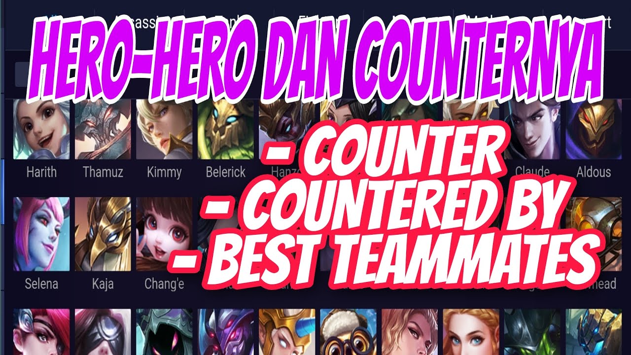 Cara Melihat Counter Hero Mobile Legends Terlengkap dan Terbaru 2022 ...