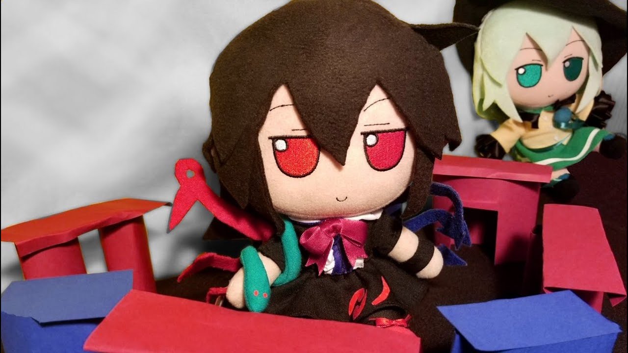 Touhou Fumos 6 - Nue Houjuu catches a tempura and eats it - YouTube