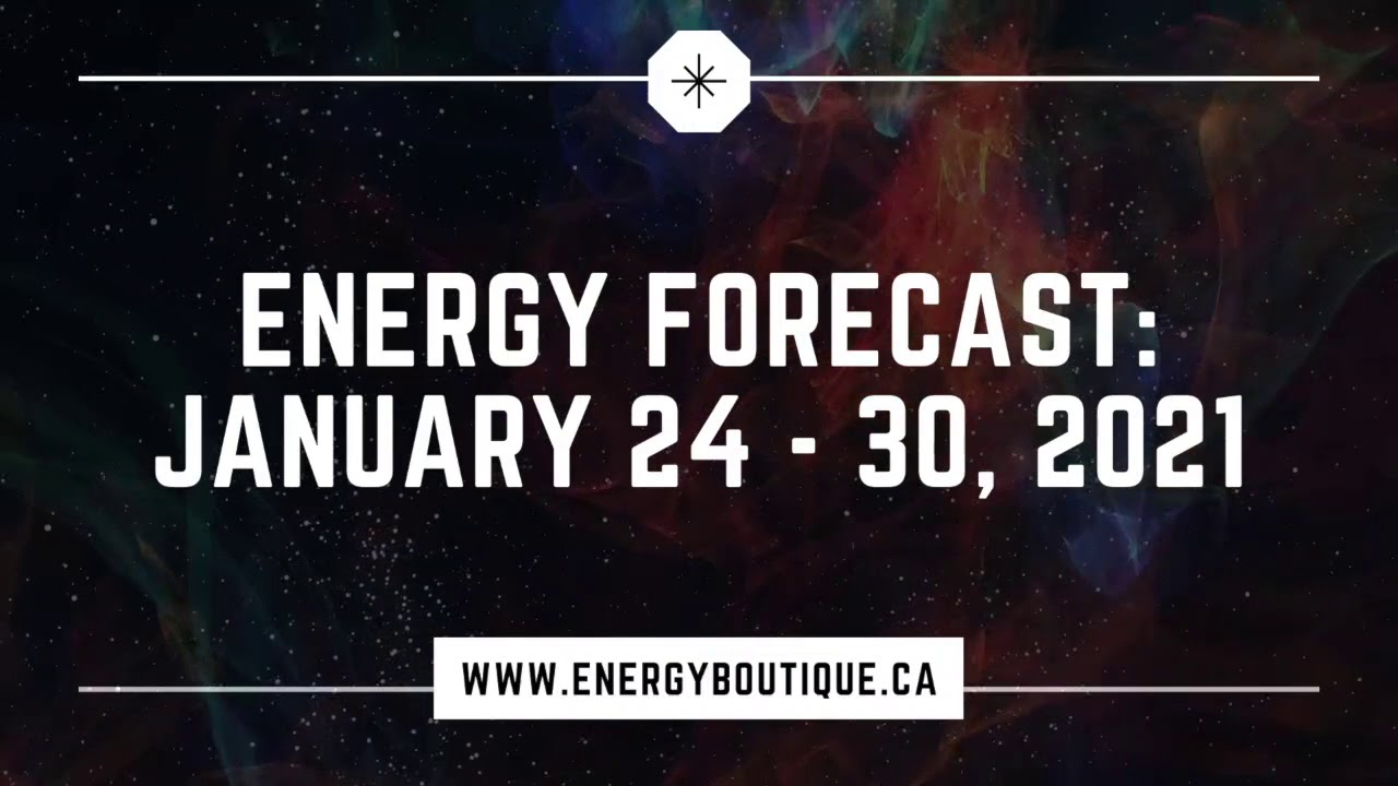 Energy Forecast: January 24, 2021 - YouTube