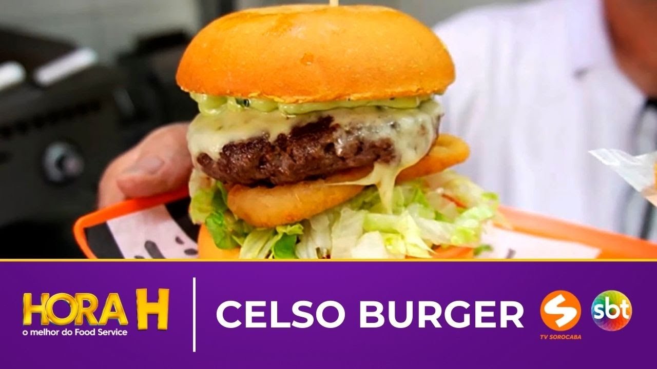 Hora H - O Melhor do Food Service - Celso Burger | TV Sorocaba SBT - YouTube