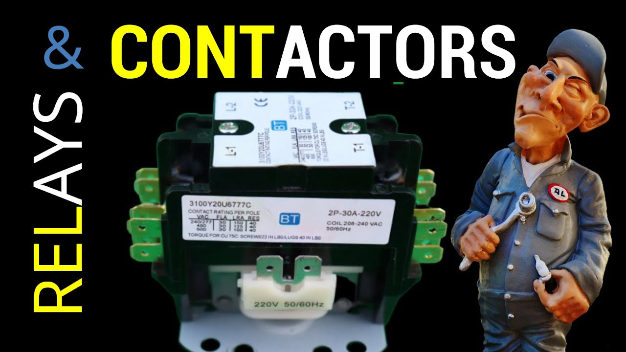 HOW TO CHECK AND REPAIR CONTACTORS AND RELAYS.||AC CONTACTORS AND ...