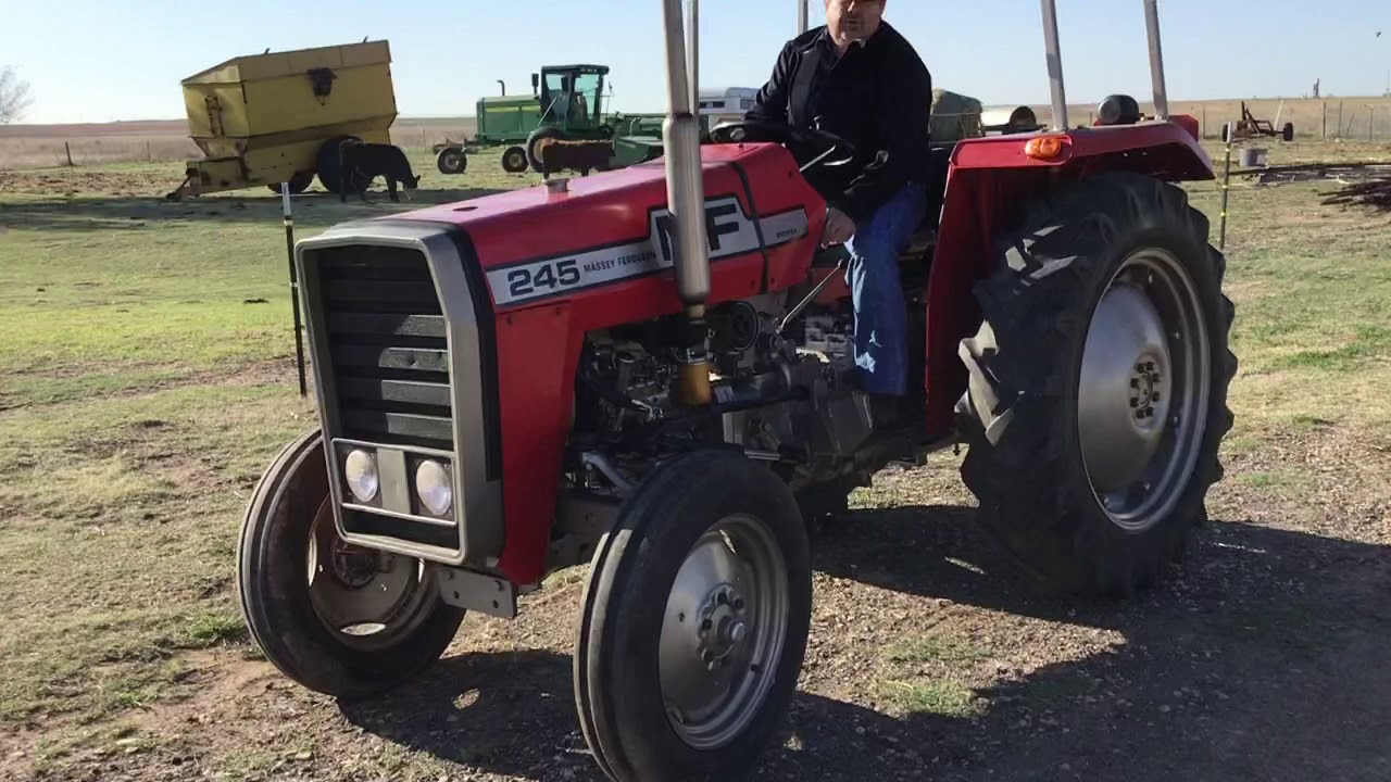 Massey Ferguson 245 Tractor - YouTube