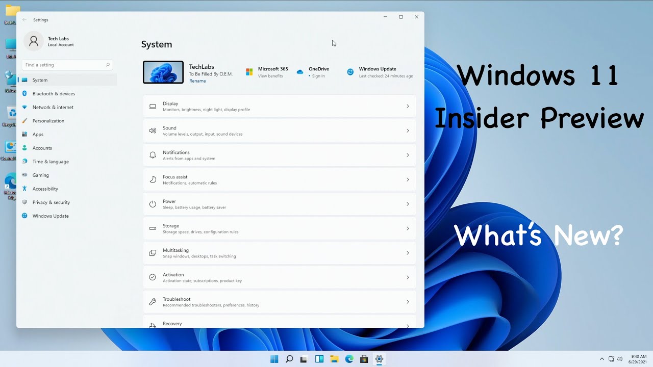 Windows 11 Insider Preview | First Look and Impression | New UI ...