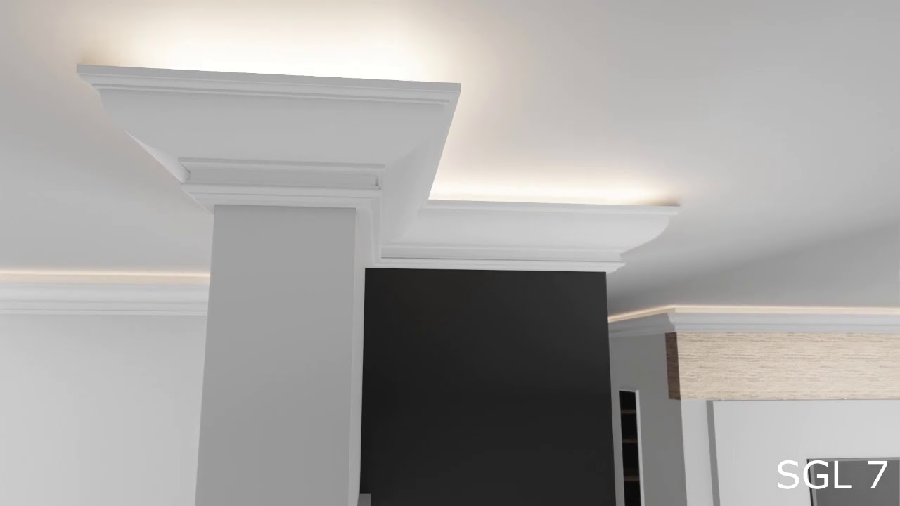 Uplight lightweight coving SGL7 with LED indirect lighting I www ...