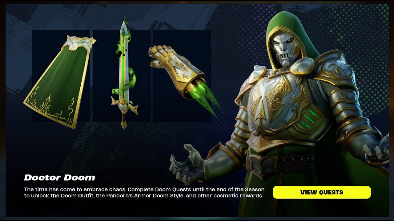 Fortnite Doctor Doom Secret Skin Battle Pass (Ch 5 S 4) - YouTube