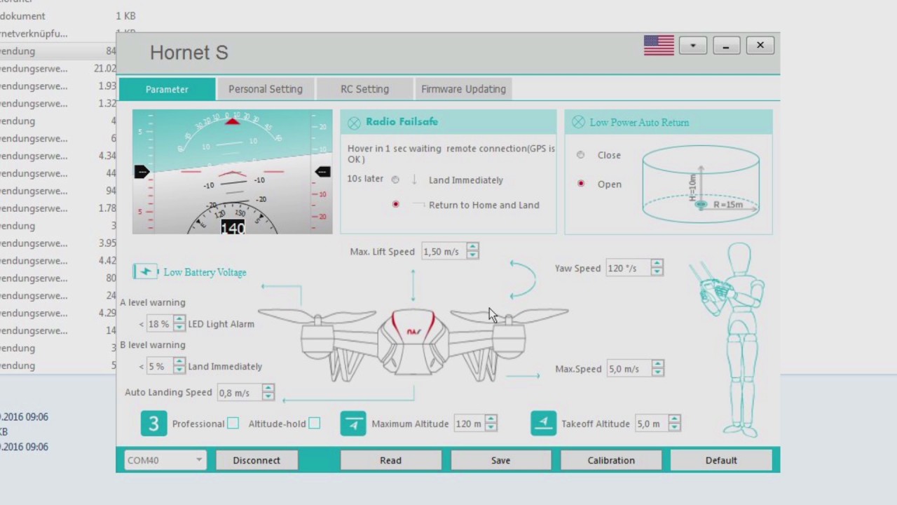 #6 - JYU Hornet S - Software/GUI für den Hornet S (deutsch/german ...