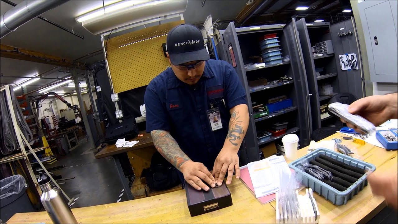 Benchmade Factory Tour part 4 - YouTube