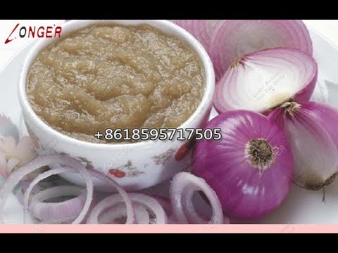 Onion Paste Grinder Machine|Manufacturing Grinding Process|Fruit Juice ...
