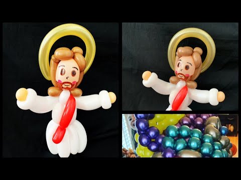 Jesúschrist balloon tutorial. Jesus balloon twisting tutorial. Jesús ...