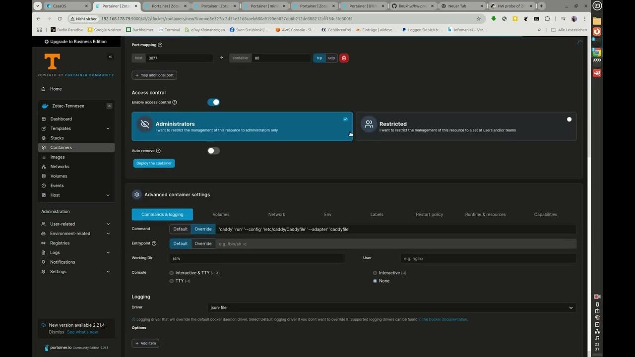 How to configure a Caddy (reverse) proxy to get in the cluster. - YouTube