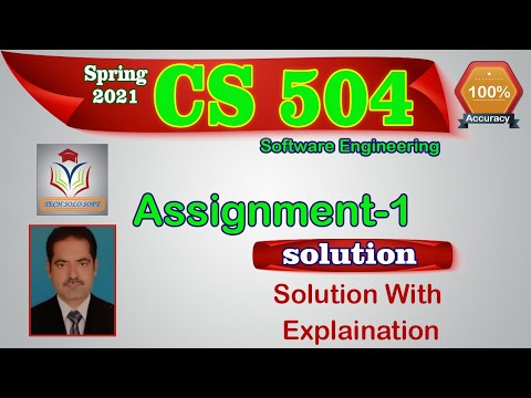 CS504 Assignment 1 Solution Spring 2021 || CS504 Assignment 01 Correct Solution 2021 - YouTube