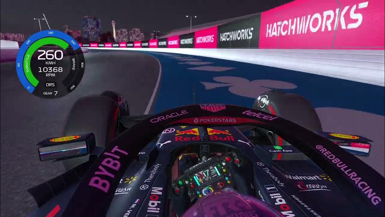 Max Verstappen Onboard Lap At The New Las Vegas Circuit With The RB18 [Assetto corsa] - YouTube