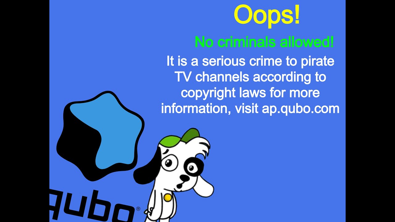 [FAKE] Qubo (United States) Anti Piracy Screen (2016, RARE, Fixed ...