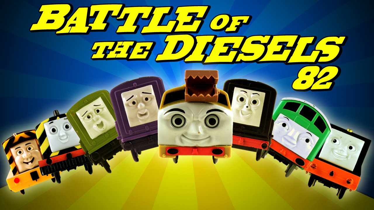 BATTLE of the DIESELS !!! 82 Thomas and Friends World's Strongest ...