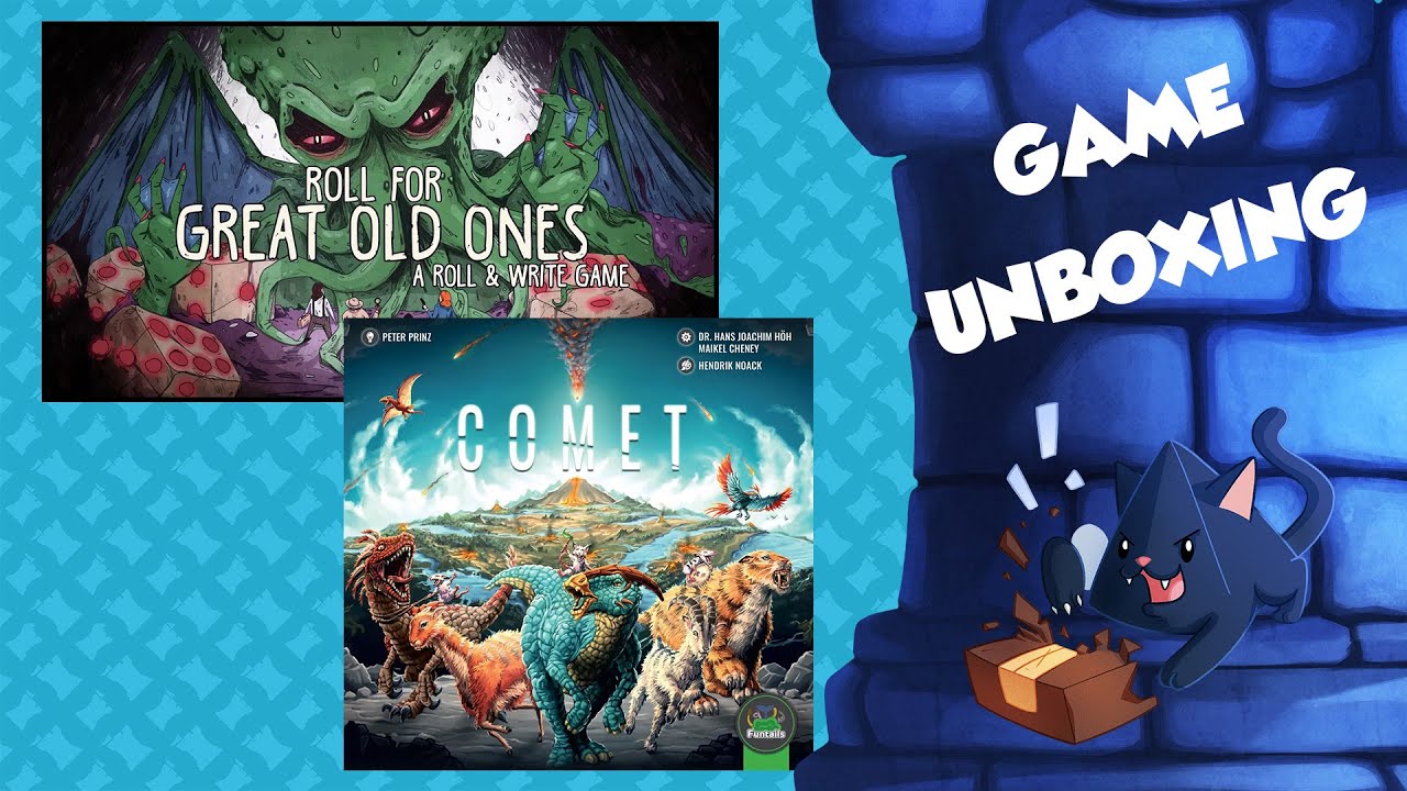 Daily Unboxing - Roll for Great Old Ones & Comet - YouTube