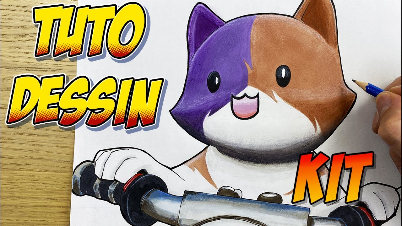 comment Dessiner le Skin Fortnite KIT saison 3 chapitre 2! - YouTube