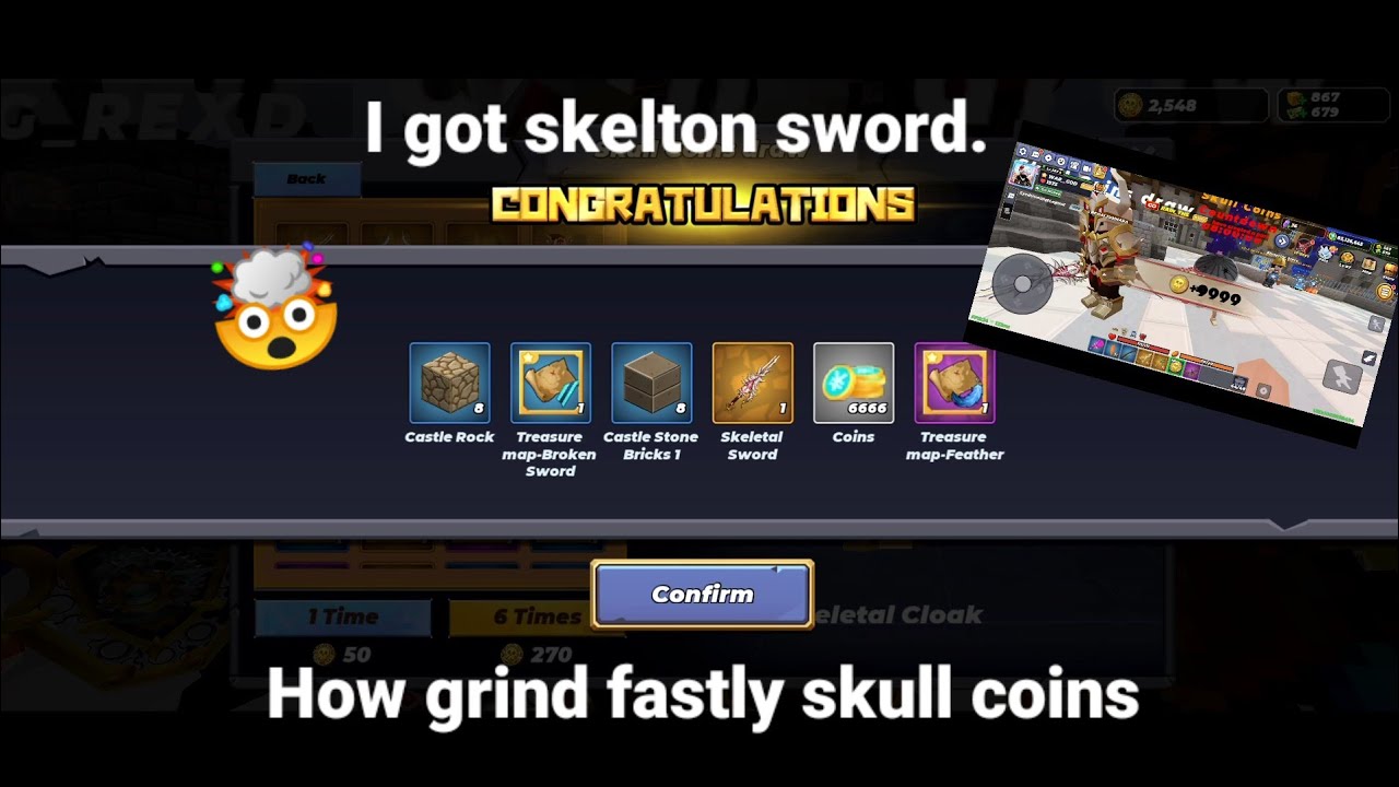 How to get skull coins fastly. How to get skeleton sword on blockman go ...