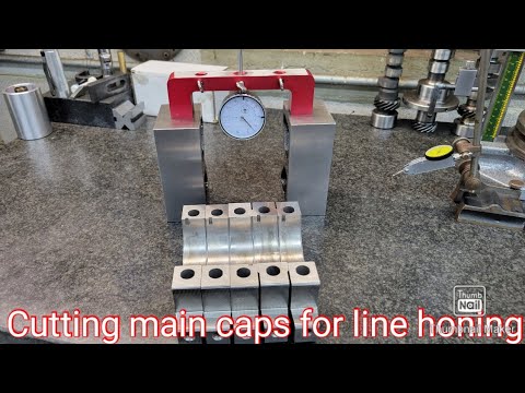 Schneiden von Hauptkappen zum Linienhonen