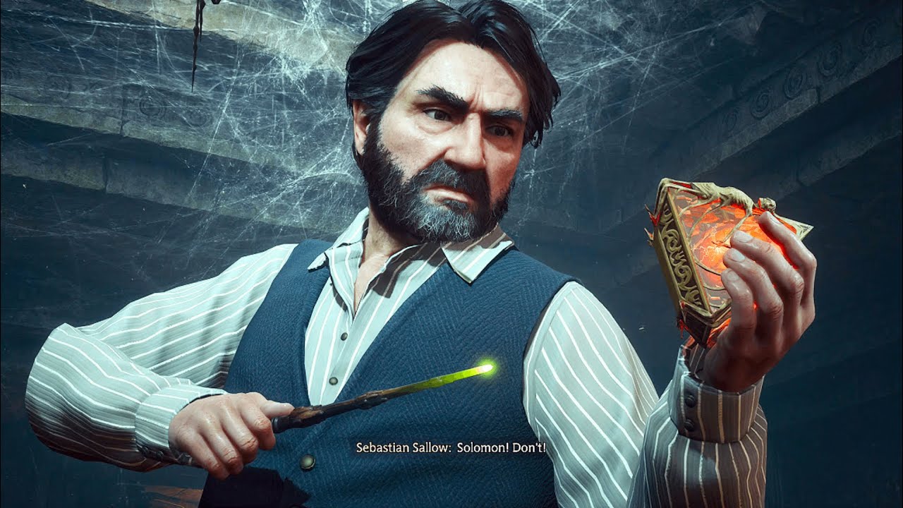 Hogwarts Legacy - Sebastian Kills His Uncle Using Avada Kedavra Scene ...