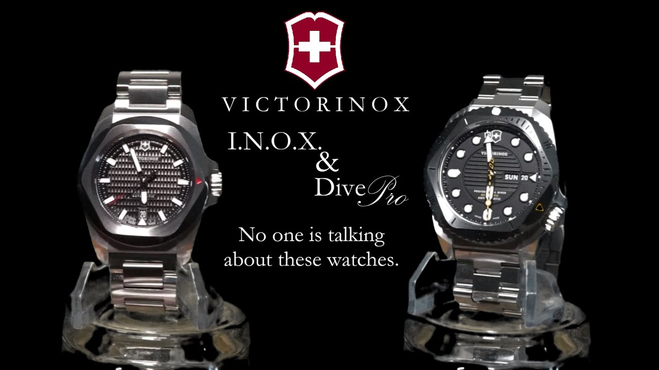 Victorinox Dive Pro & INOX Automatic Watch Review - YouTube