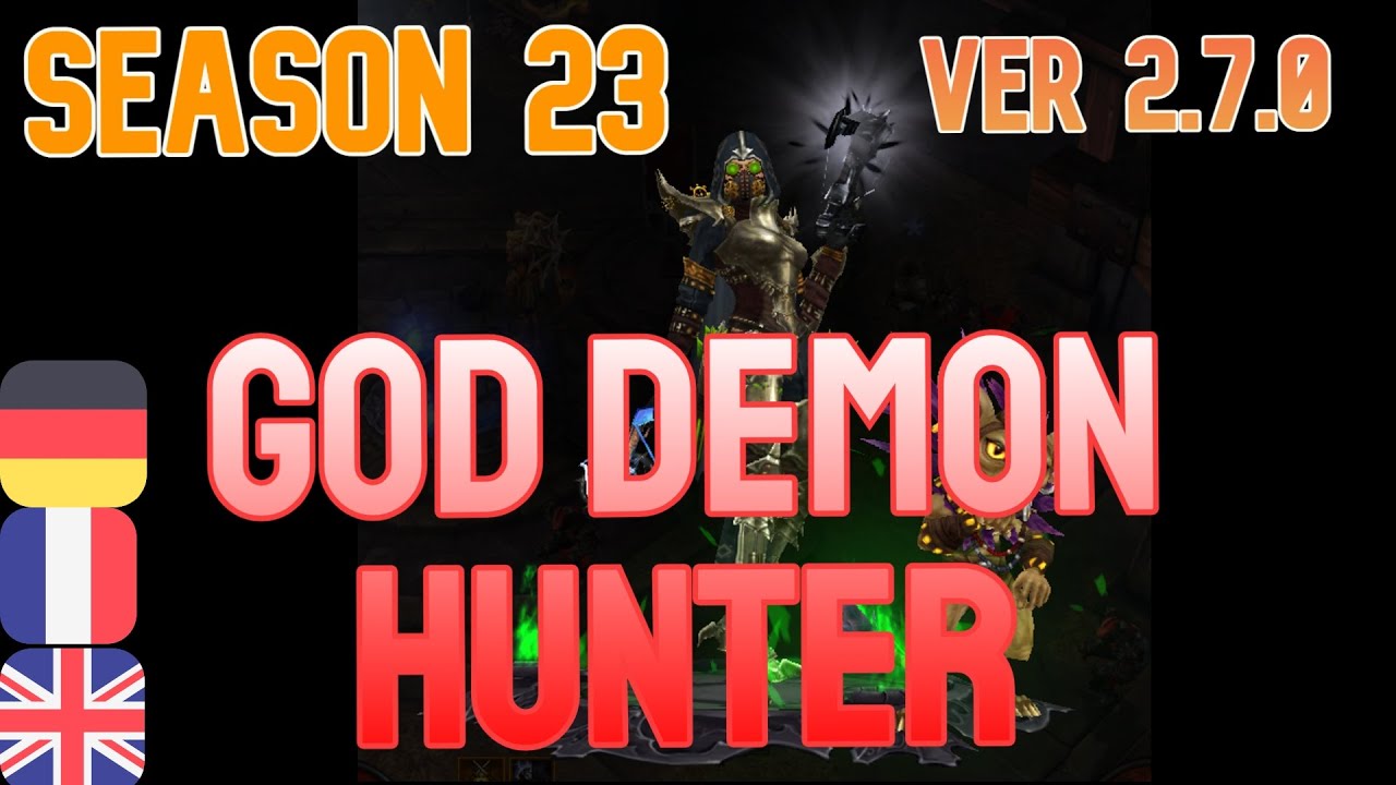 Gears of Deadlands Demon Hunter GoD DH - Diablo 3 Season 23 - YouTube