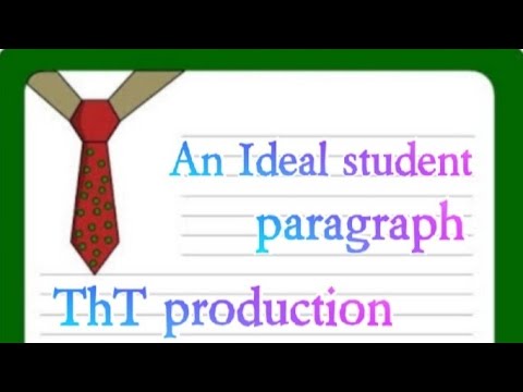 An Ideal student paragraph || a good student paragraph|| #paragraph ...