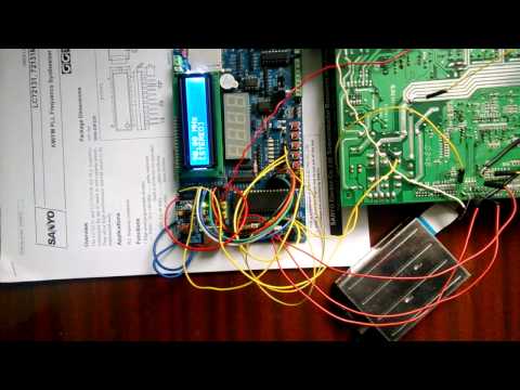 LC72131 auto scan and steps scan - YouTube