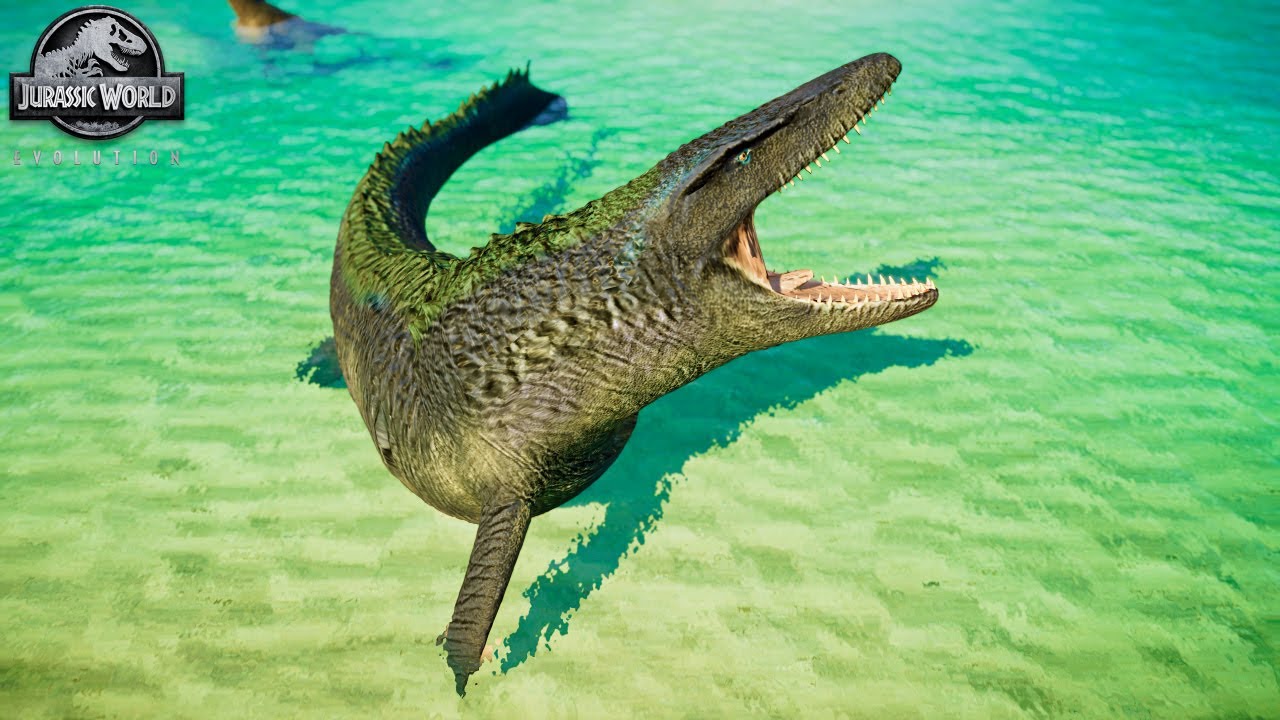 MOSASAURUS (FILM ACCURATE) vs DEADLIEST INVISIBLE DINOSAUR | JURASSIC ...