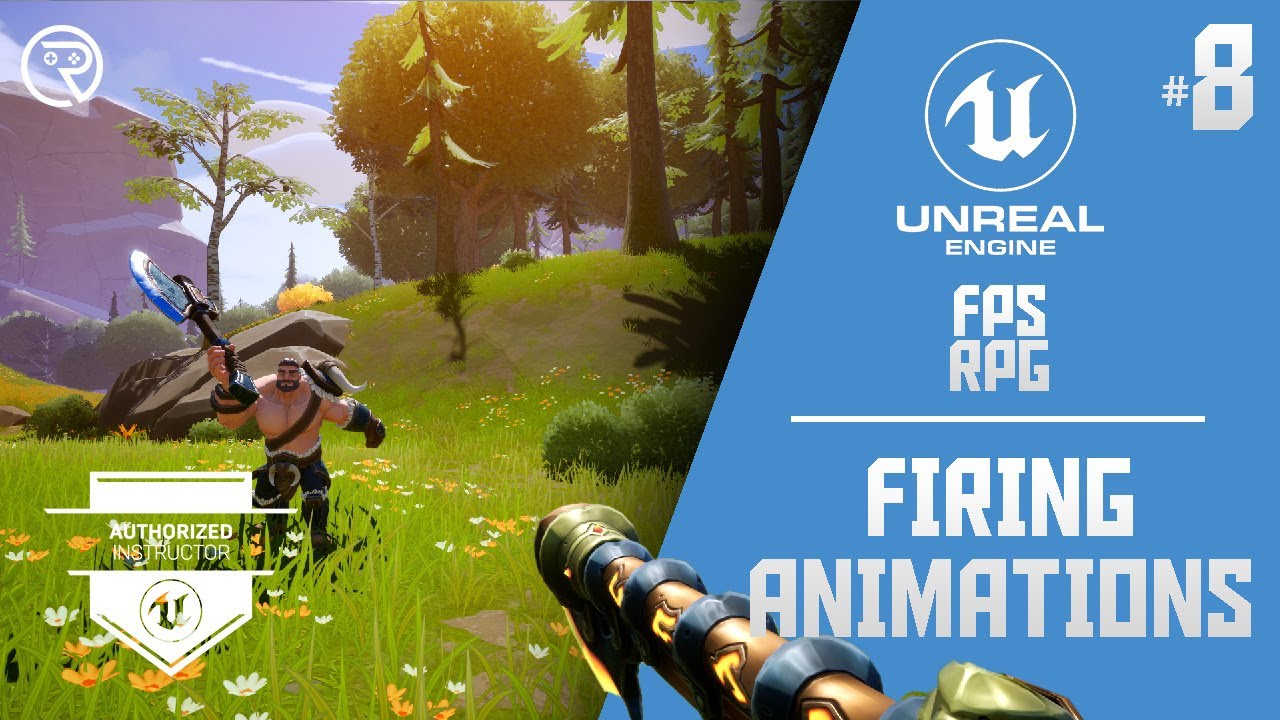 Unreal Engine 5 Tutorial - FPSRPG Part 8: Firing Animation - YouTube