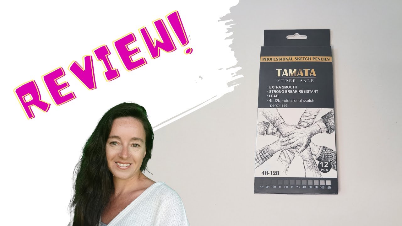 Unboxing & Review: TAMATA 12-Piece Art Drawing Graphite Pencil Set ...