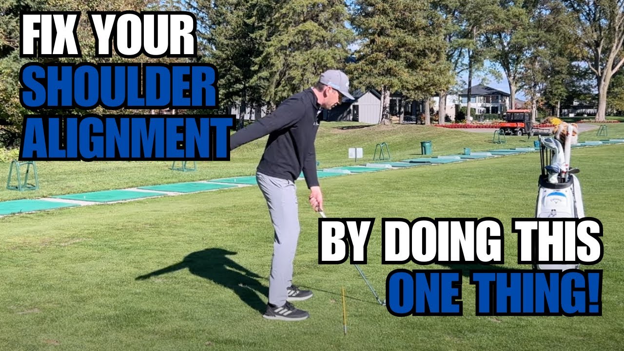 This is Ruining your Golf Alignment! Fix it now with this simple Golf ...