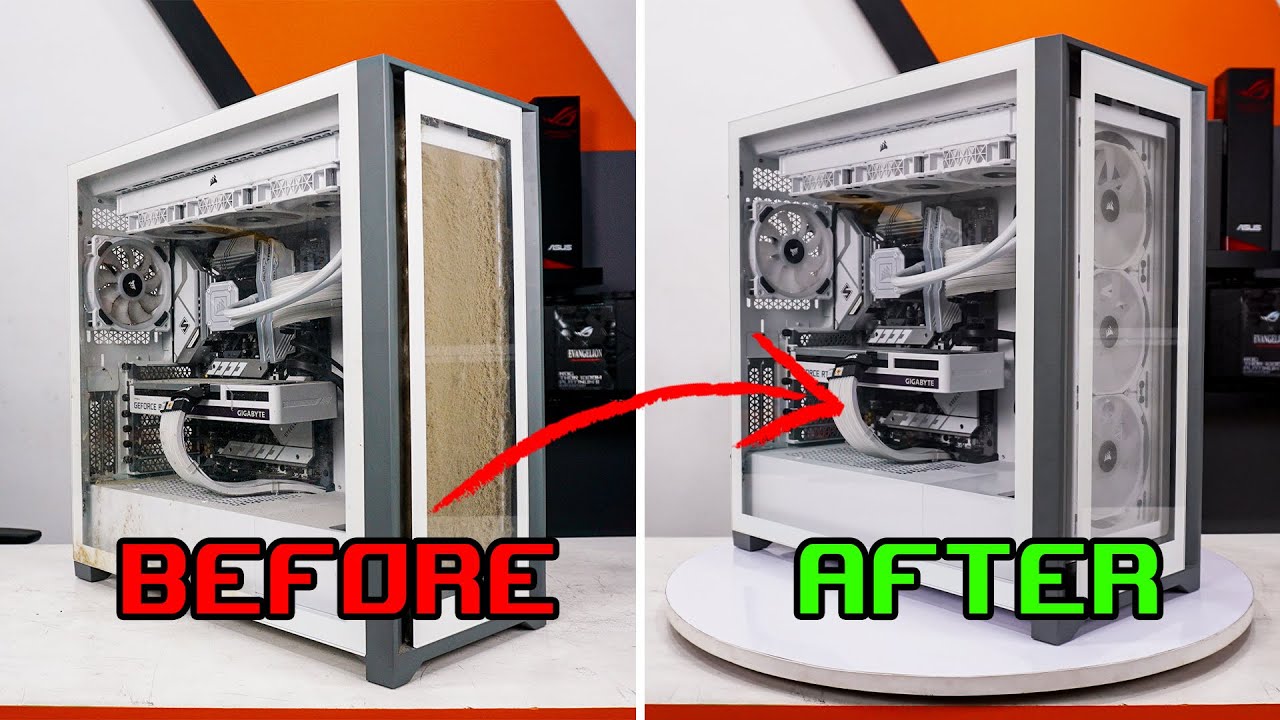 Cleaning DIRTY Gaming PC! - YouTube