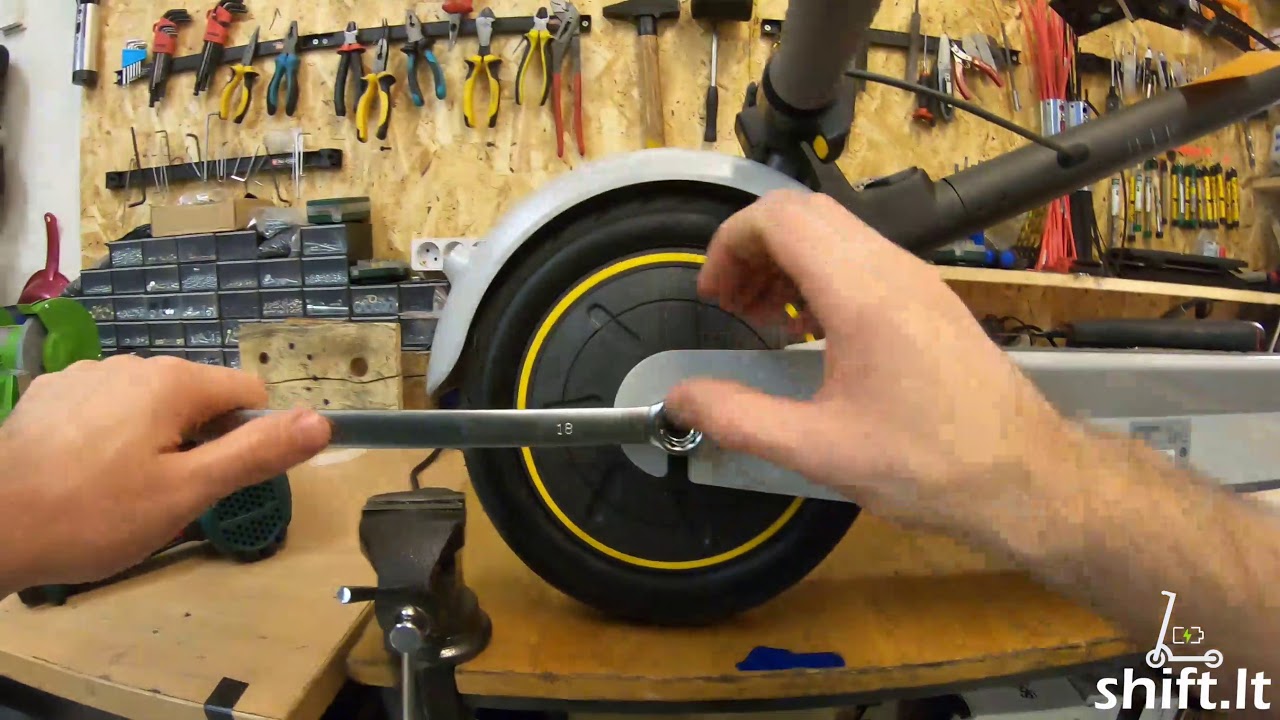 Ninebot MAX G30/G30D/G30LP/G30LE Aluminum mudguard suport instalation ...