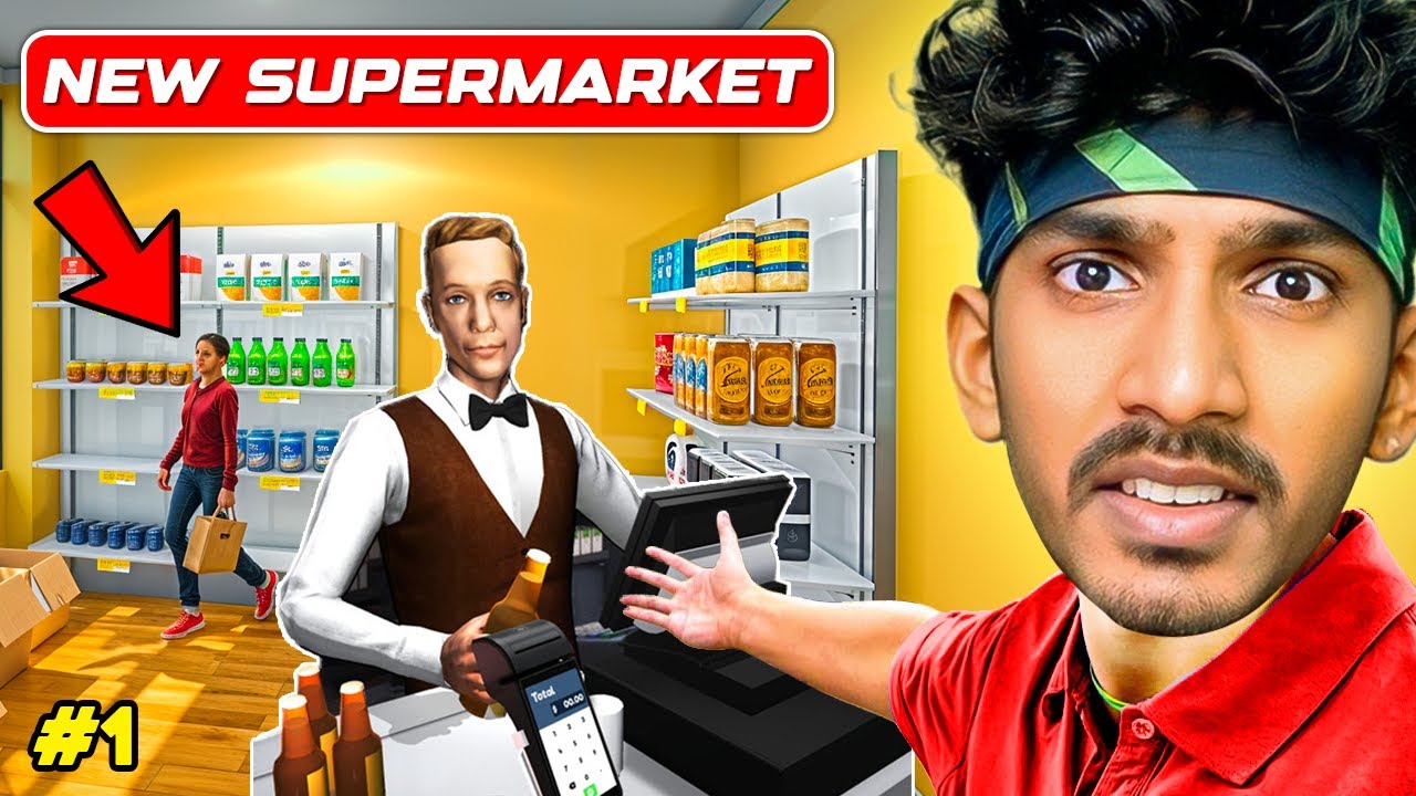 I Opened A New Supermarket🛒 (தமிழ்) Supermarket Simulator Gameplay ...